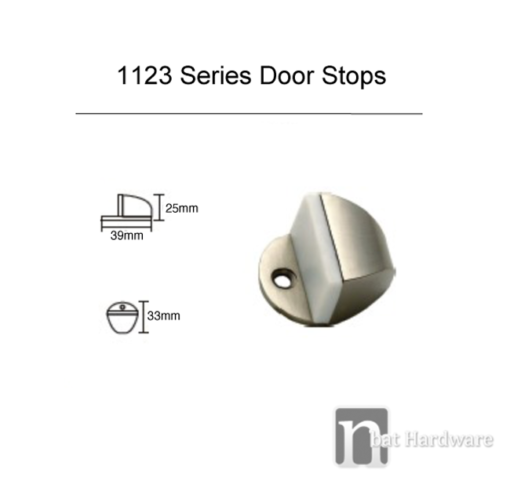 Floor Mounted Door Stop - Gunmetal Finish | nBat Hardware