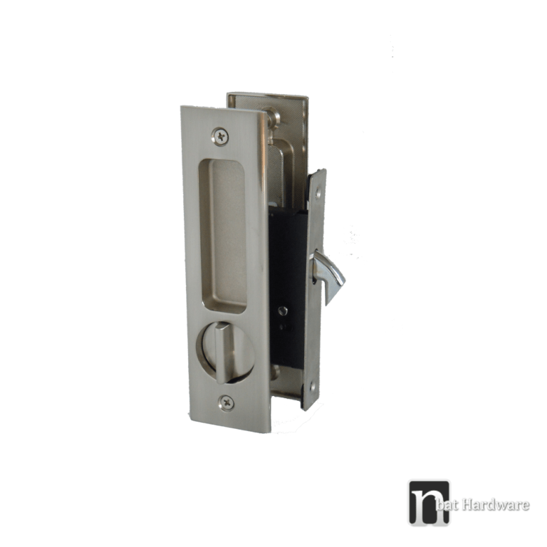 Morgan Series Matt Black Sliding Privacy Set | nBat Hardware