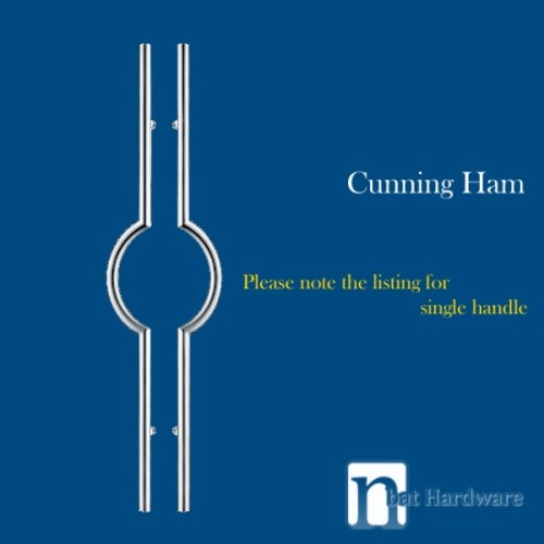 Cunningham Entry Door Pull 800mm Single | nBat Hardware