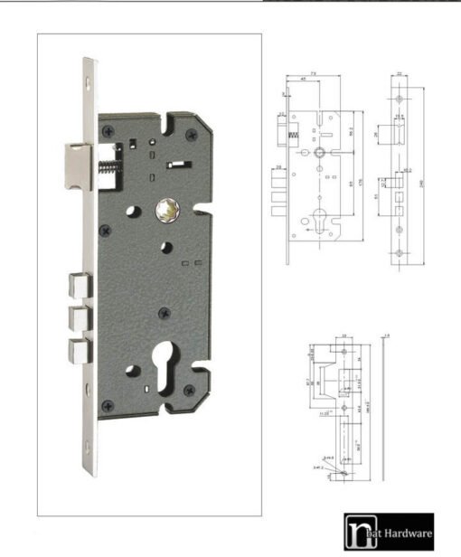 nbat 45mm backset mortice lock | nBat Hardware