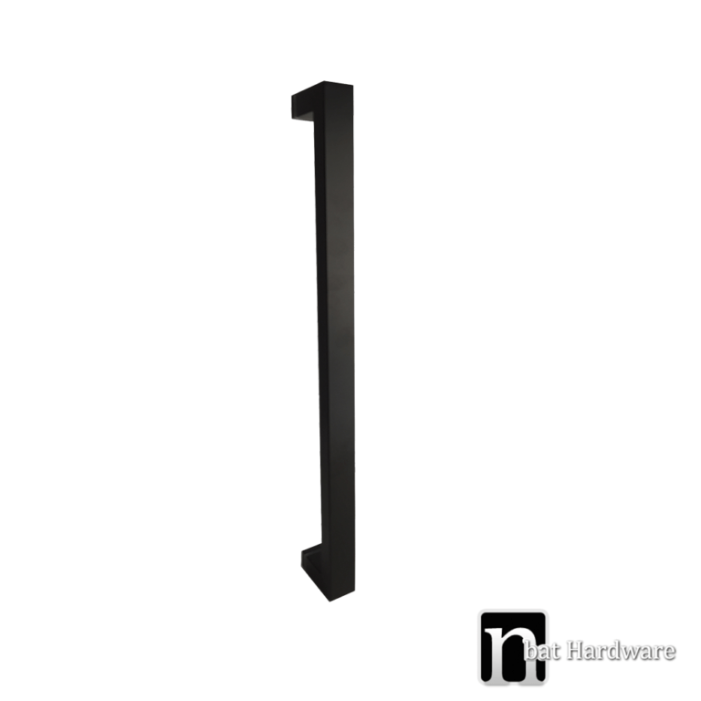 Matt Black Entrance Door Pulls | nBat Hardware