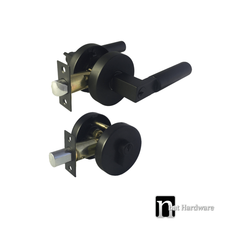 Matt Black Combination Entrance Locks | nBat Hardware