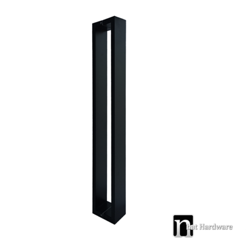 800mm Matt Black Extra Wide Entry Door Pulls | nBat Hardware
