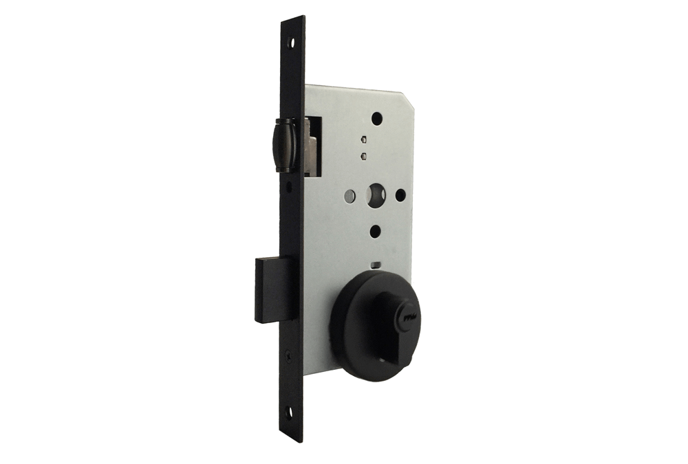 black roller mortice lock round plate | nBat Hardware