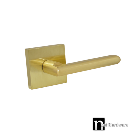 Slim Profile Dummy Handle - Brass Finish | nBat Hardware
