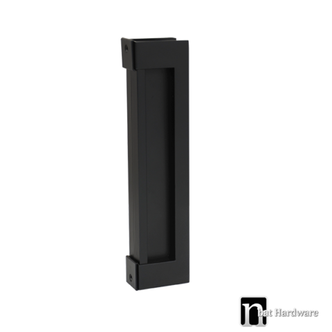 245mm Large Black Finish Sliding Flush Pull | nBat Hardware