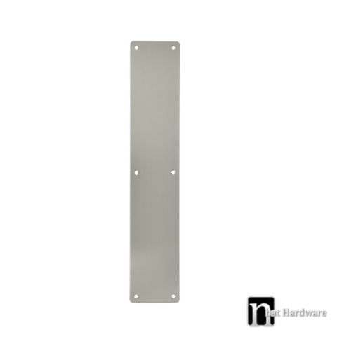 Stainless Steel 400mm x 80mm Door Push Plate | nBat Hardware
