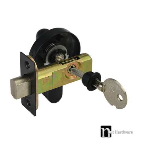 Matt Black Privacy Lockset - Bates Series | nBat Hardware