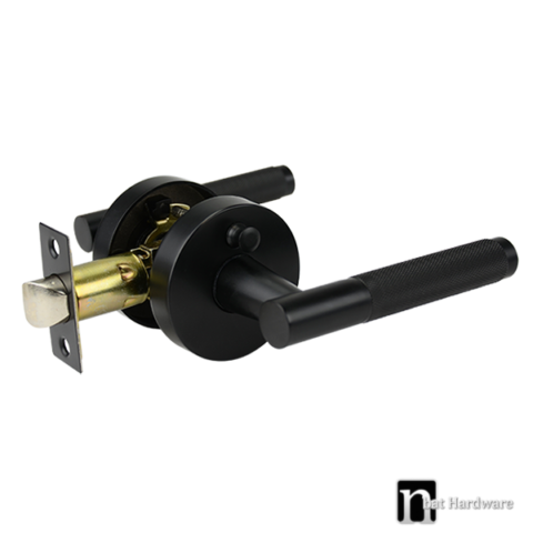 Malbena Series Privacy Set - Black Finish | nBat Hardware