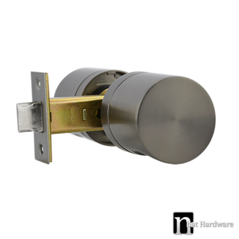 Gunmetal Finish Passage Knob - Oberon Series | nBat Hardware