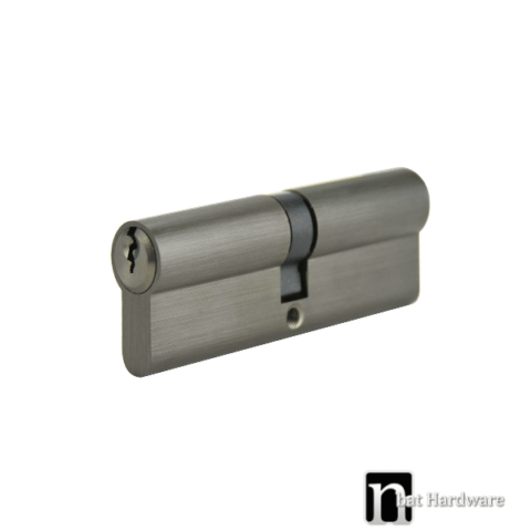 70mm Gunmetal Finish Euro Double Cylinders | nBat Hardware